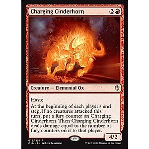 Magic: the Gathering - Charging Cinderhorn (016/351) - Commander 2016