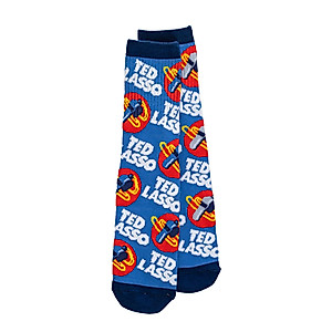 Hyp Ted Lasso Unisex 5-Pack Assorted Quarter Length Crew Socks