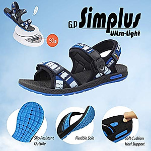 Gold Pigeon Shoes SIMPLUS Yoga Mat Womens Sandals Comfortable Lightweight Sandal for Women Size 7.5-8 * 5931 Black -38