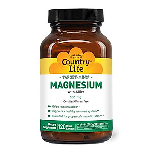 Target-Mins Magnesium with Silica 300 mg 120 Vegetarian Capsules