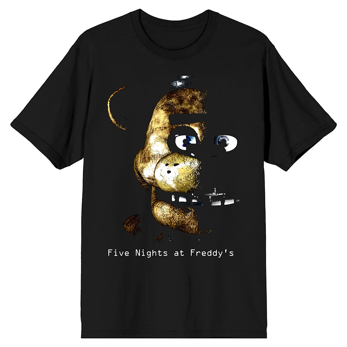 Five Nights at Freddy's Black T-Shirt-L