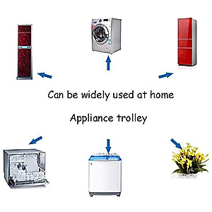 Pedestal For Washing Machine, Home Heavy-Duty Adjustable Appliance Base For Tumble Dryers Refrigerator,(Stainless-steel)-12foot-20cm