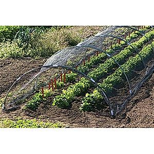 SEBORIO Sunblock 50% Shade Cloth Sun Net, Garden Shade Mesh Fabric for Patio, Plant Cover, Greenhouse, 10x50ft, Black