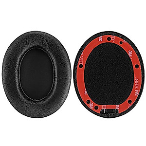 Geekria Elite Sheepskin Replacement Ear Pads for Beats Studio 3 (A1914), Studio 3.0 Wireless Headphones Ear Cushions, Headset Earpads, Ear Cups Cover Repair Parts (Black)