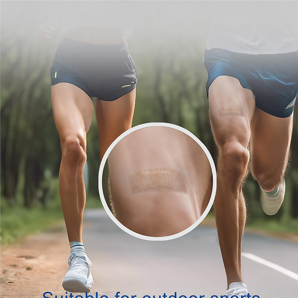 CareUs Bandages for Sensitive and Elderly Skin -Large Flexible Fabric, Max Hold Silicone Adhesive, Latex-Free, 32-Count Pack (8ct x 4),Gifts for Mom…