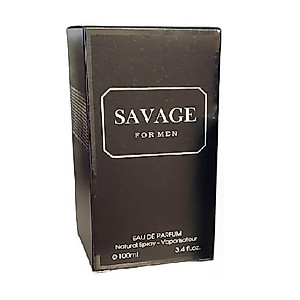 4 Pack Savage for Men | Inspired perfume |- 3.4 Oz Men's Eau De Parfum Spray & Eau de Toilette Spray - Refreshing & Warm Masculine Scent /100ml each (Pack of 4)