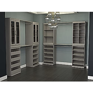 ClosetMaid 4609 Modular Storage Stackable Shoe Shelf Unit, Taupe