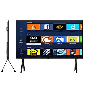 GTUOXIES 110 Inch UHD LED Smart TV, 4K Screen Television with Mount & Stand TS110TV High Resolution LCD Screen 16:9 Indoor Cinema with Anti-Glass WiFi, HDMI, USB Ports