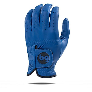 BG Bender Golf Glove | Wear On Left | (Blue, Mens Large)