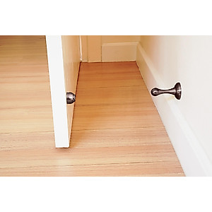 Richelieu Hardware 67ORBR Onward 3-in (76.2 mm) Magnetic Door Stop, Oil-Rubbed Bronze