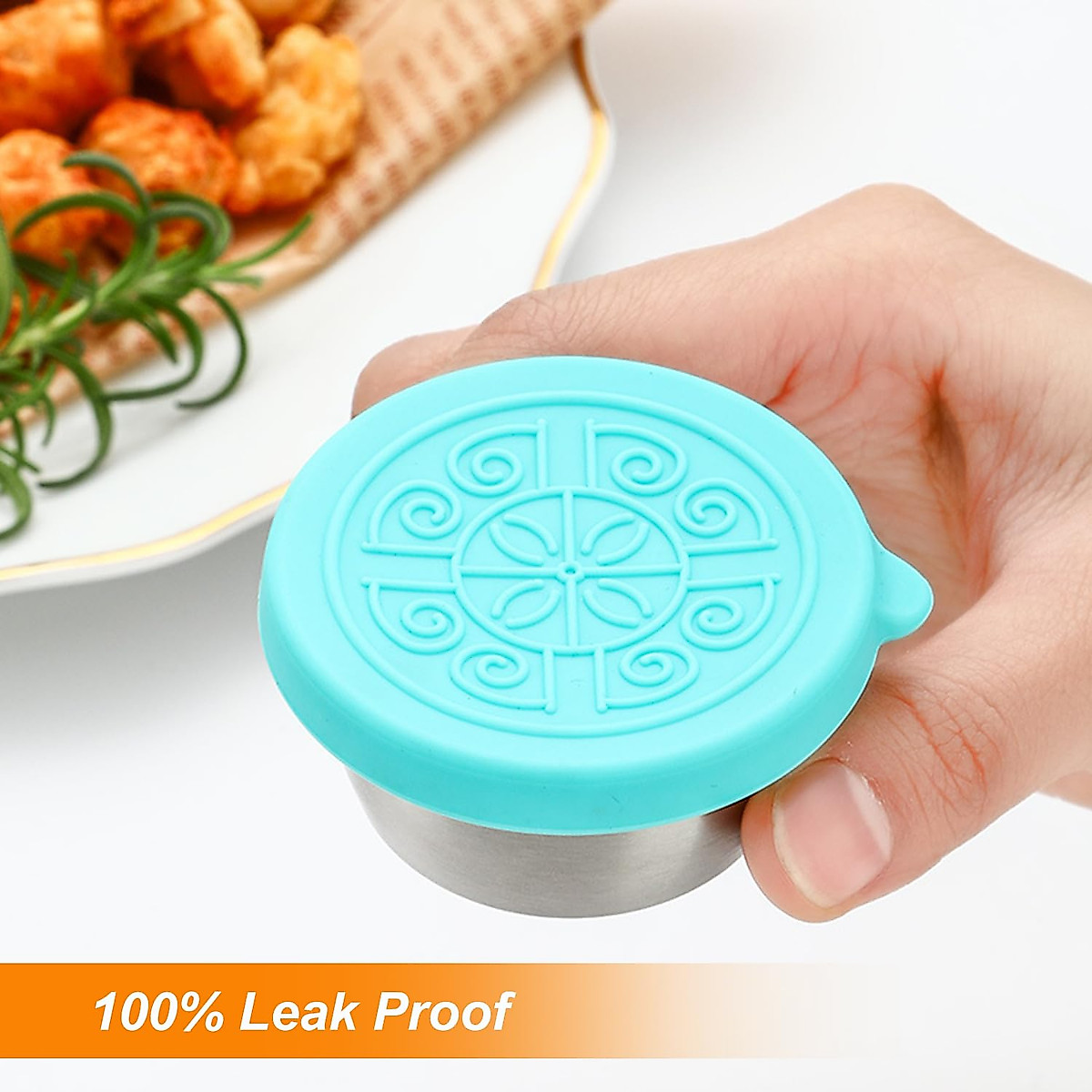 YIENOGO Salad Dressing Containers and Fruit Vegetable Storage Containers for Fridge with Colander and Lid Refrigerator Storage Containers Bins Organizer for Fruit Food Produce, White, YI-01F09