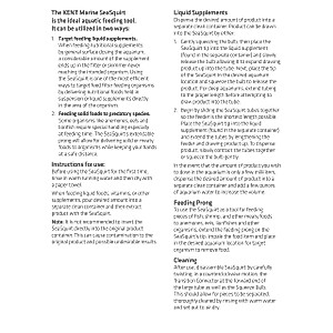 Kent Marine Sea Squirt Coral Feeder