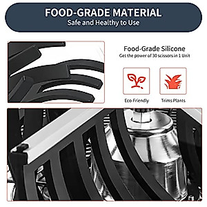 ATOUR 24 inch Bud Leaf Bowl Trimmer Upgraded Version with Clear Visibility Dome and Cut-Resistant Gloves, Sharp Stainless Steel Blades for Spin Cut, Solid Metal Gear Box, and Hand Pruner