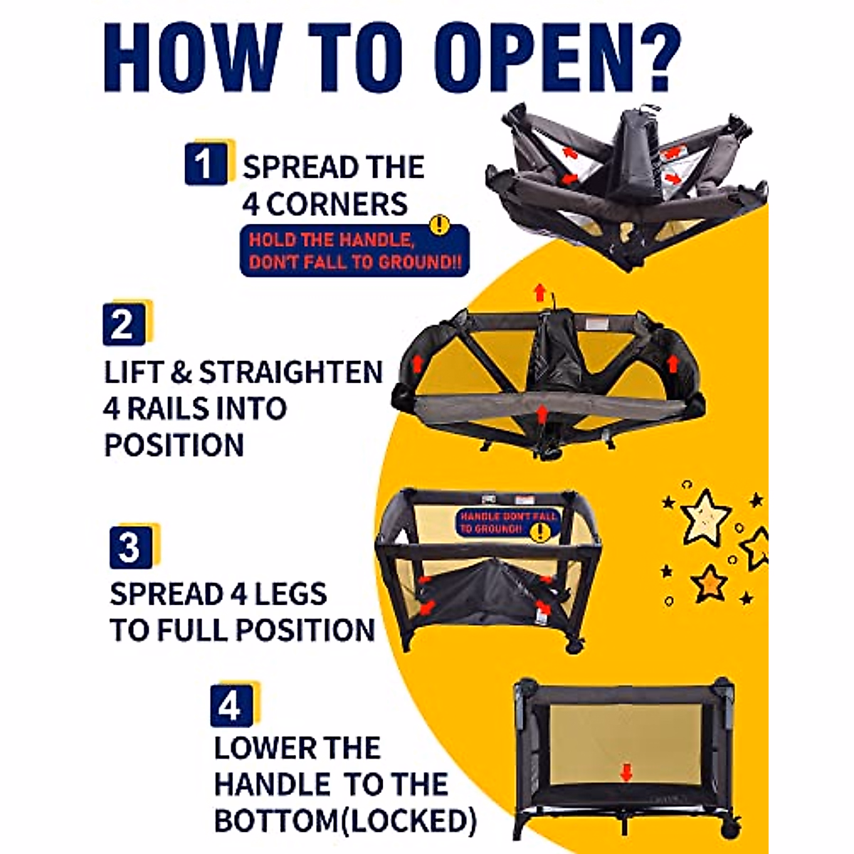 Beka Baby 4 in 1 Bassinet Bedside Sleeper, Baby Bedside Crib 4 Functions, Bedside Bassinet Crib Sleeper, Playard, Changing Table, Baby Bassinet for Newborn Baby