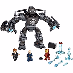 LEGO Marvel Iron Man Monger Mayhem Set 76190, Avengers Mech Building Toy, Action Figure, with Iron Man, Obadiah Stane and Pepper Potts Minifigures, Gift for 9 Plus Year Old Boys and Girls
