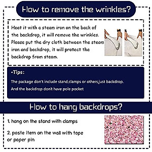 CGXINS Pink Rose Wall Picture Backdrop 7x5ft Pink Flowers Photography Backdrop for Girls Birthday Party Wedding Bridal Shower Party Banner Decoration