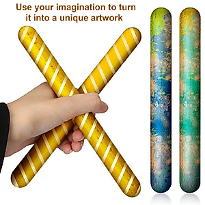 Boao 20 Pieces Rhythm Sticks for Kids Bulk 8 Inch Music Lummi Sticks with Carry Bag Music Rhythm Sticks Classical Wood Claves Musical Percussion Instrument Musical Sticks Classroom Set