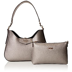 GUESS Eco Brenton Hobo, Pewter