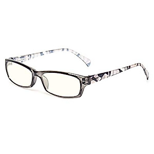 NORPERWIS 2 Pair Computer Glasses - Anti-blue glasses - Blue Light Blocking Reading Glasses for Women (2 Pack Gray, 2.00)