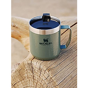 Stanley Classic Legendary Vacuum Insulated Tumbler-Stainless Steel Camp Mug, 1 Count (Pack of 1), Hammertone Green,354 milliliters