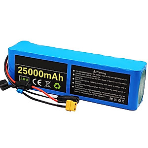 NALMAXO 48V 25AH 18650 13S3P High Power 1000W Electric Bike Battery E-Bike Battery 48V 25ah Lithium Battery with 30A BMS with Charger