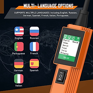 CMTOOL Automotive Circuit Tester 0-65V LED Test Light Probe Tester 6V 12V 24V Car Power Circuit Probe Kit Short Finder Master Kit AC DC Voltage Resistance Diode Electrical System Test Diagnostic Tool