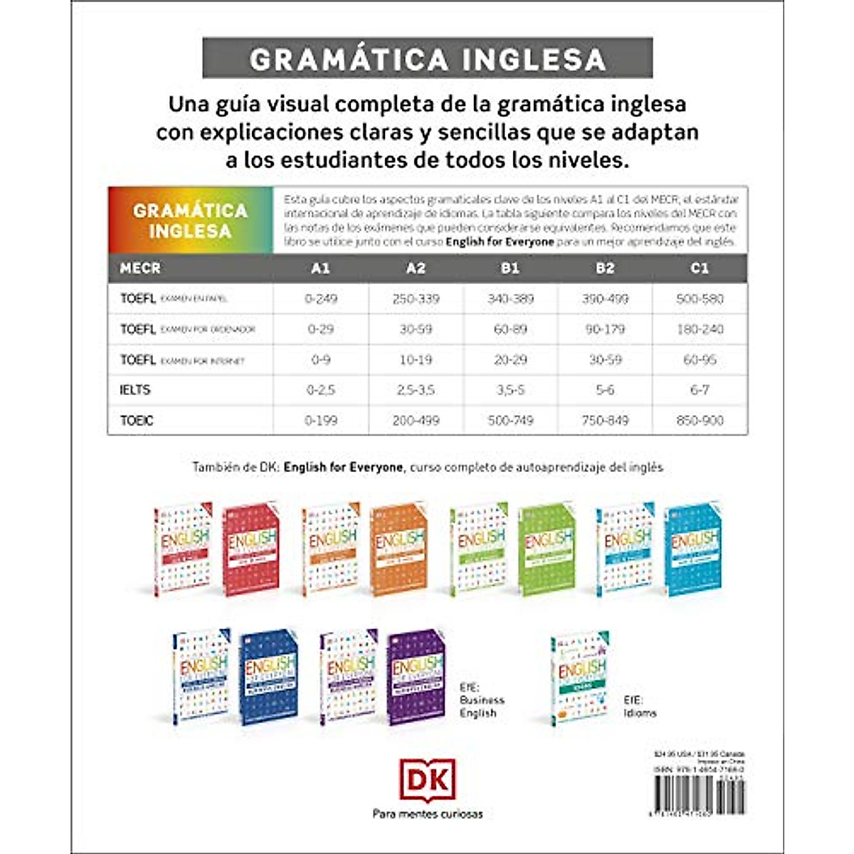 English For Everyone Gramática Inglesa: Guía completa de referencia visual (DK English for Everyone) (Spanish Edition)