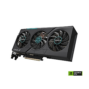 GIGABYTE GeForce RTX 4070 Ti EAGLE OC 12G (rev. 2.0) Graphics Card, 3X WINDFORCE Fans, 12GB 192-bit GDDR6X, GV-N407TEAGLE OC-12GD REV2.0 Video Card