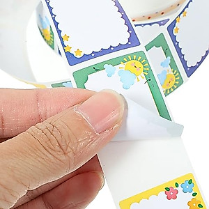 1 Roll Blank Name Tags Name Labels for Daycare Label Sticker Name Tag Sticker Small Labels Stickers Sign Labels Sticky Name Tags Students Stick Notes Small Sticker Labels