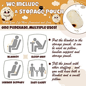 Bnuitland Burritos Tortilla Blanket,300GSM Double Sided Giant Funny Gift Throw with Burrito Pouch,Realistic Super Soft Taco Food Blanket,Novelty Sofa Blanket for Kids/Pets and Adults