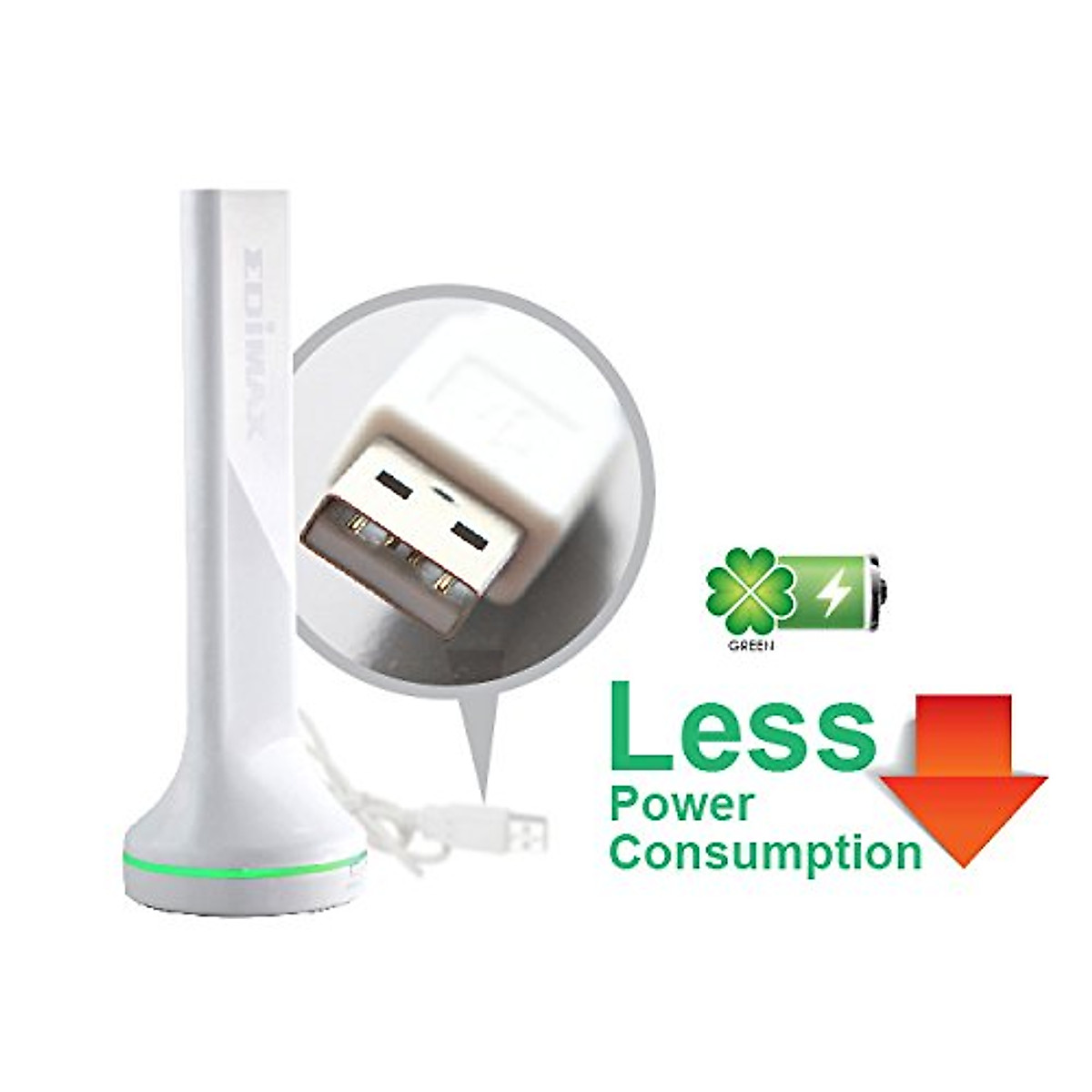 Edimax 5GHz/11AC Wi-Fi Range Extender - White, EW-7288APC