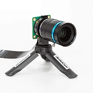 Arducam C-Mount Lens for 12MP IMX477 Raspberry Pi HQ Camera, 16mm Focal Length with C-CS Adapter，Manual Focus and Aperture Adjustment