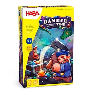HABA Hammer Time - Simple Rules - Fast Playing - Treasure Hunt Game for Kids