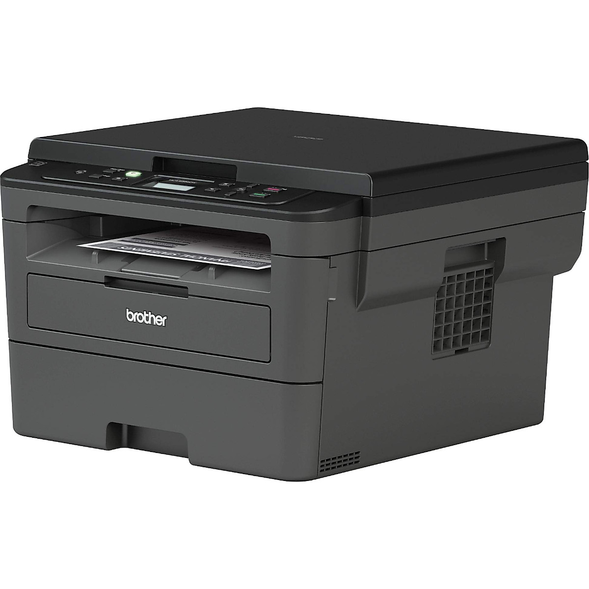 Brother HL-L2390DB Compact Monochrome Laser Wireless All-in-One Printer for Business Office - Flatbed Print Copy Scan - 32 ppm, Duplex Two-Sided Print, 250-Sheet, CBMOUN USB Printer Cable
