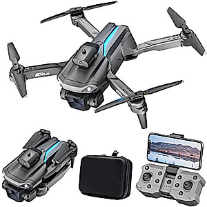 Adult Drone with 4K Camera, 3.7V 2000mAh Quadcopter with Auto Return, Brushless Motor, Route Flight, Altitude Hold, Headless Mode, 2.4G RC Drones Toy