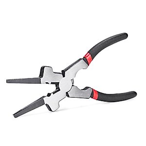WISEPRO Drop Forged MIG Welding Pliers,8 Inch Multi-Purpose Welding Plier for Cutting Welding Wires,Hammering and Removing Spatters