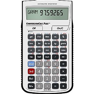 Calculated Industries 8030 ConversionCalc Plus Ultimate Professional Conversion Calculator Tool for Health Care Workers, Scientists, Pharmacists, Nutritionists, Lab Techs, Engineers and Importers