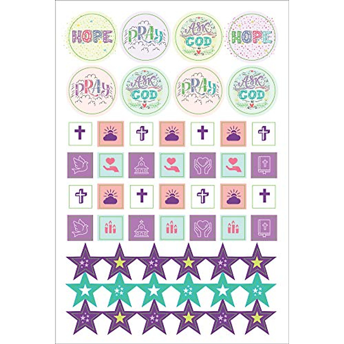 Essentials Planner Stickers - Bible (Set of 450 Stickers)