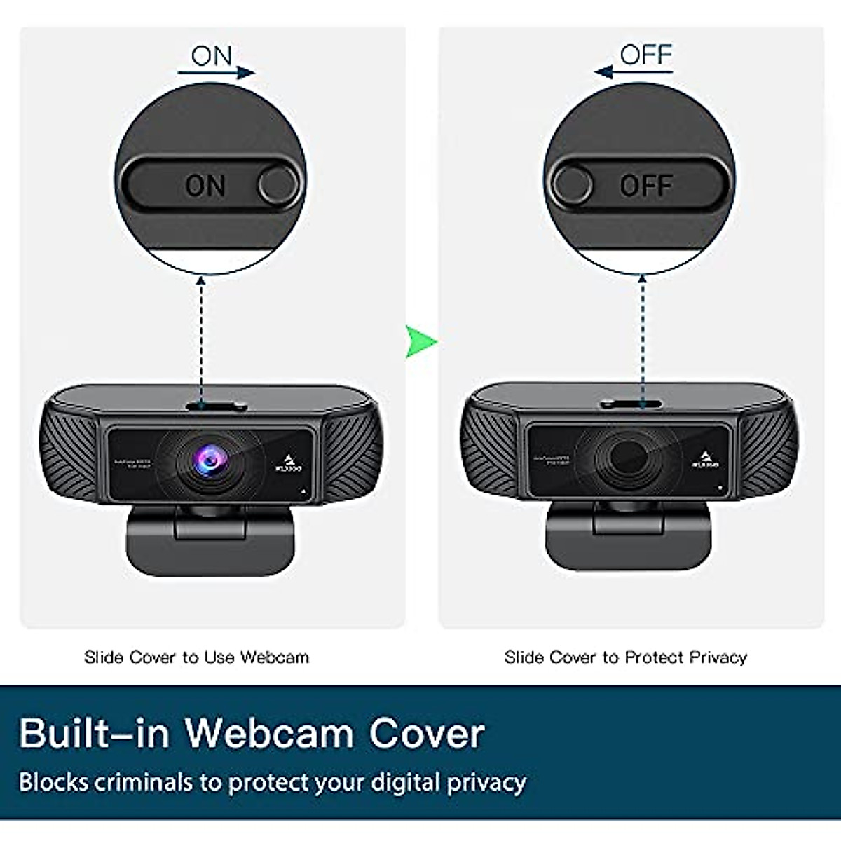 NexiGo 1080P 60FPS Webcam with Software Control and Microphone, AutoFocus, w/Privacy Cover and Tripod, N680P Pro Computer Web Camera for Skype Zoom Teams, Mac PC Laptop Desktop