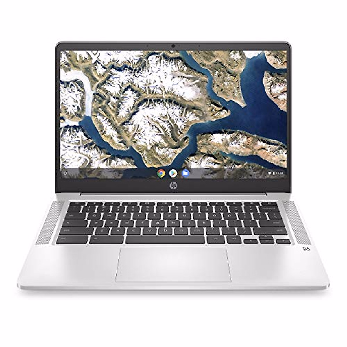 HP Chromebook 14-inch FHD Laptop, Intel Celeron N4000, 4 GB RAM, 32 GB eMMC, Chrome (14a-na0050nr, Mineral Silver) (Renewed)