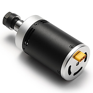 Genmitsu CNC Brushless Motor DC Spindle Kit 24V 12000rpm with Drive Board & Collet Holder Installed, Perfect for 3018 Series CNC Machine