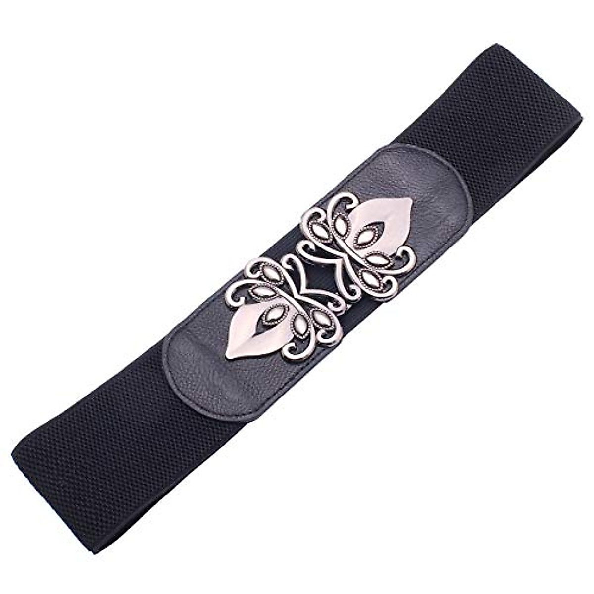 Syuer Womens Vintage Wide Elastic Stretch Waist Belt Retro Cinch Belt