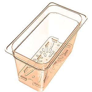 Carlisle FoodService Products 3087013 StorPlus High Heat Drain Shelf, Third Size, Amber