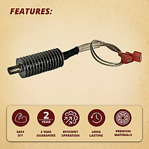 Pellethead Replacement for Harman 15 Fin Igniter 3-20-677200 - MADE IN THE USA