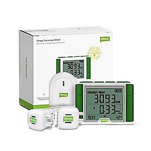 Efergy True Power Meter - Measures Voltage and Phase for Higher Accuracy No Wi-Fi Required.