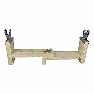 BMIROAMDFE Bracelet Jig Maker Kit Adjustable Wristband Braiding Wooden for Jewelry Making