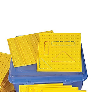 Single-Sided 11 x 11 Pin Geoboard Classroom Basics Kit