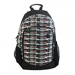 Bioworld Nintendo Classic Controller Allover Print Backpack