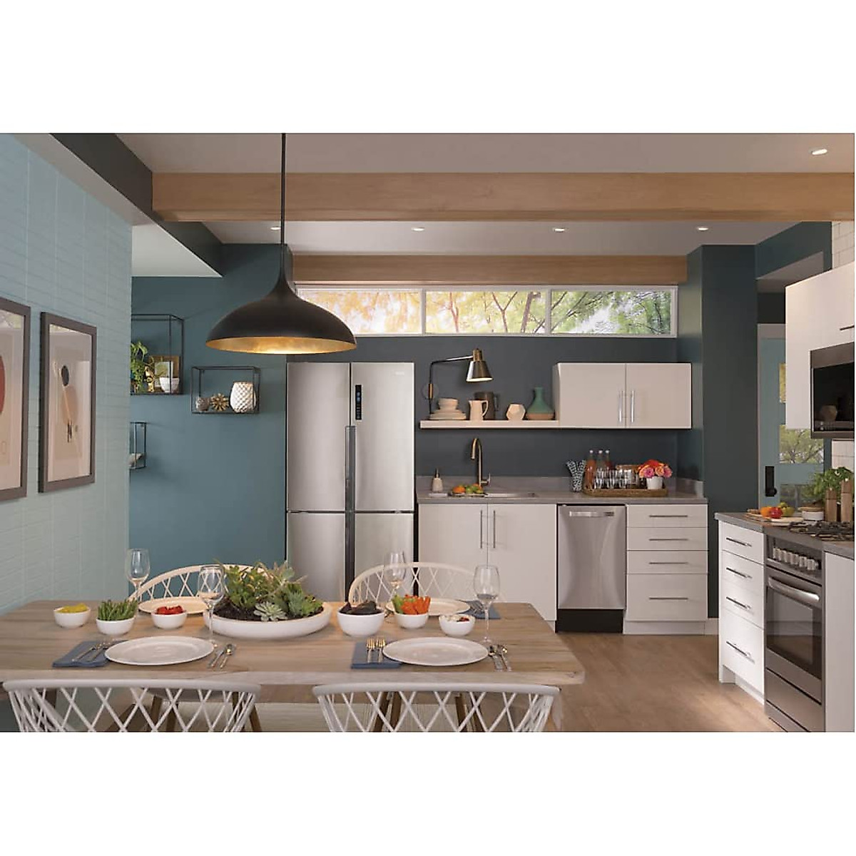 Haier 24 in. 1.4 cu. ft. Over the Range Microwave in Stainless Steel