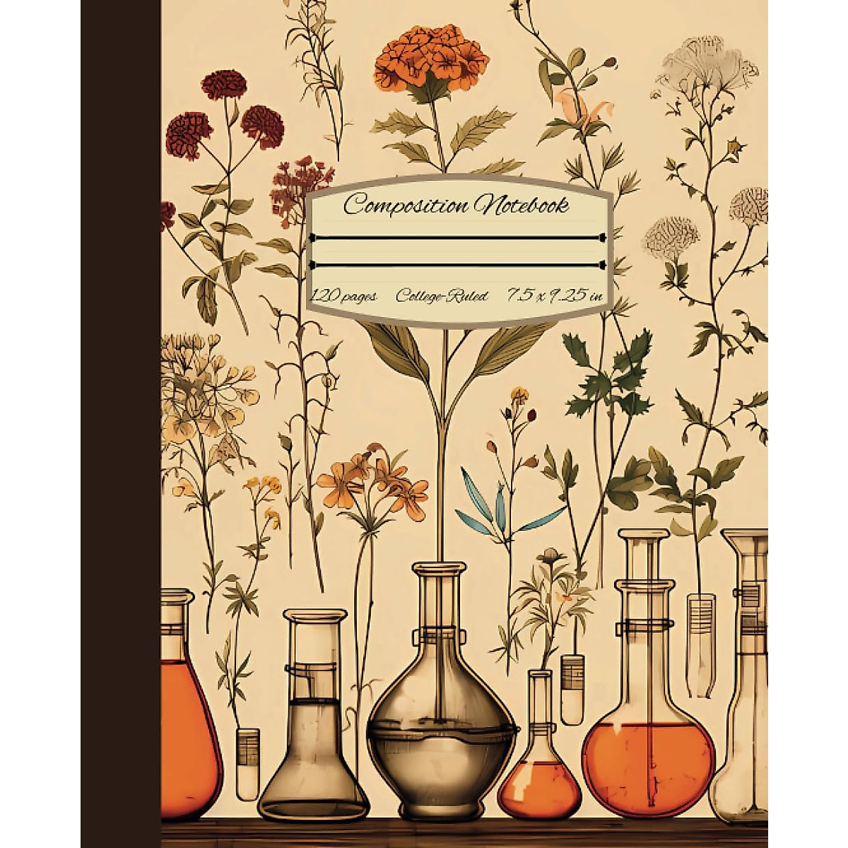 Composition Notebook College Ruled: Vintage Aesthetic Science Lab Tools Illustration Volume #3, Writing Journal for School, College, Work, Sketching & ... Science Lab Tools Illustration Series)